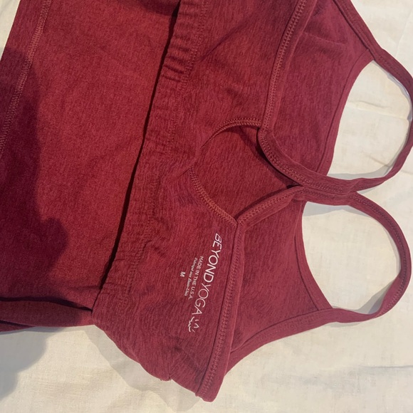 Beyond Yoga | Tops | Beyond Yoga Womens Red Sports Bra | Poshmark